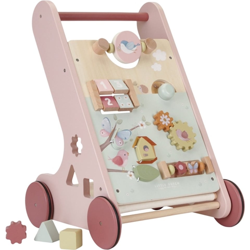 Little Dutch Activiteiten Loopwagen Flowers & Butterflies FSC | Peddler