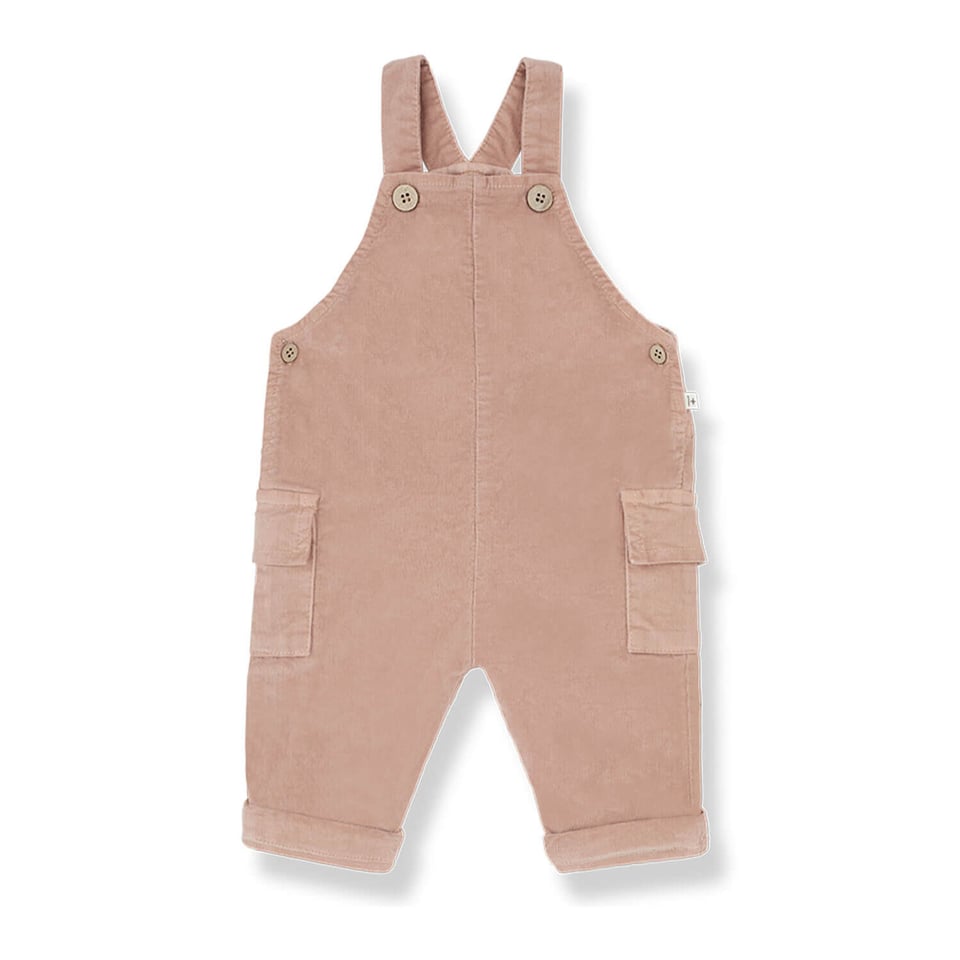 1 + In The Family Overall Dungaree, Micro Corduroy "ARNAU", Rose | Peddler