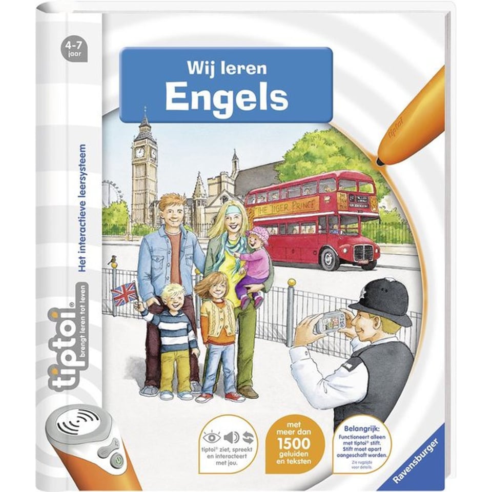 Boek Tiptoi Wij Leren Engels | Peddler